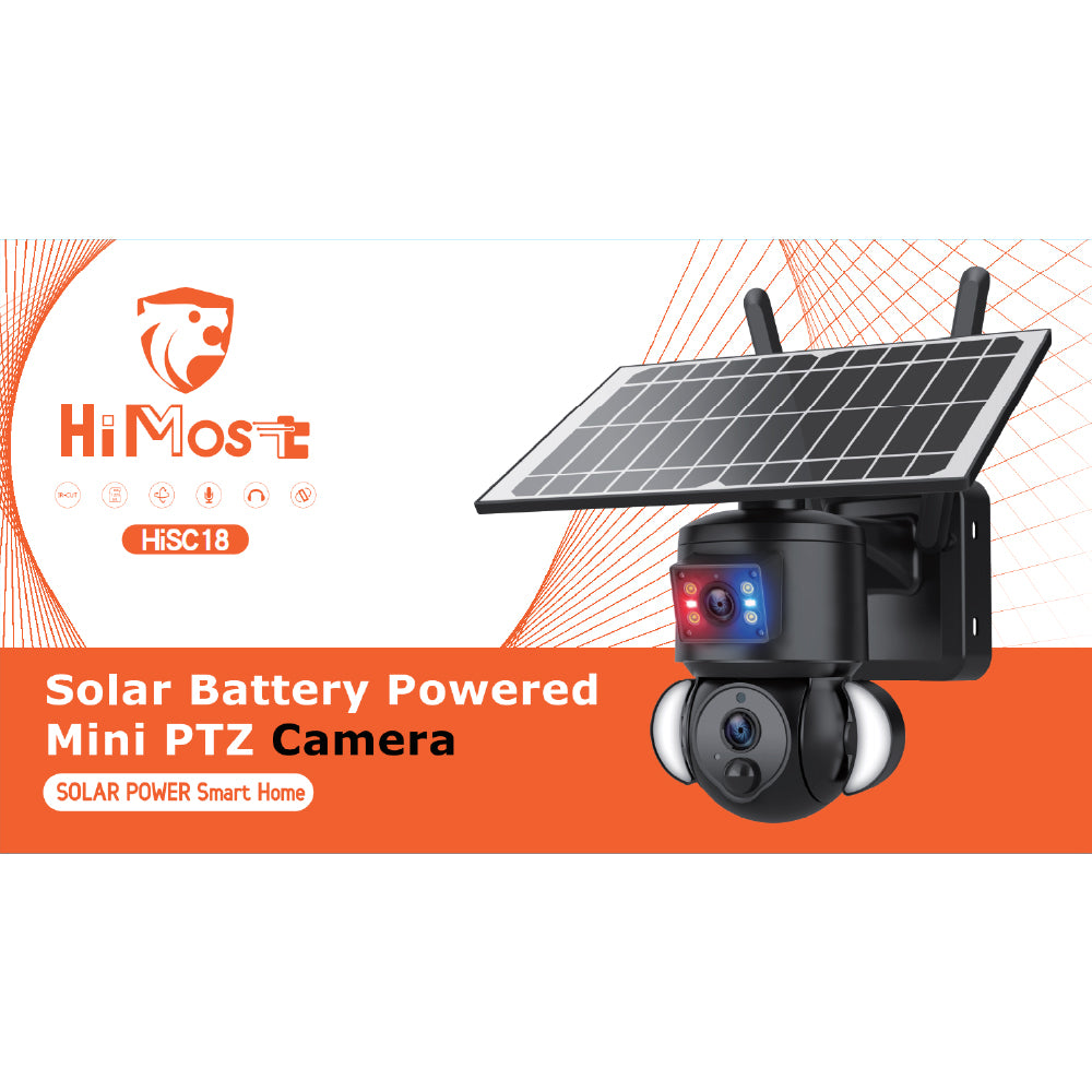 6MP 4G Solar Wireless Security Camera – HiMost