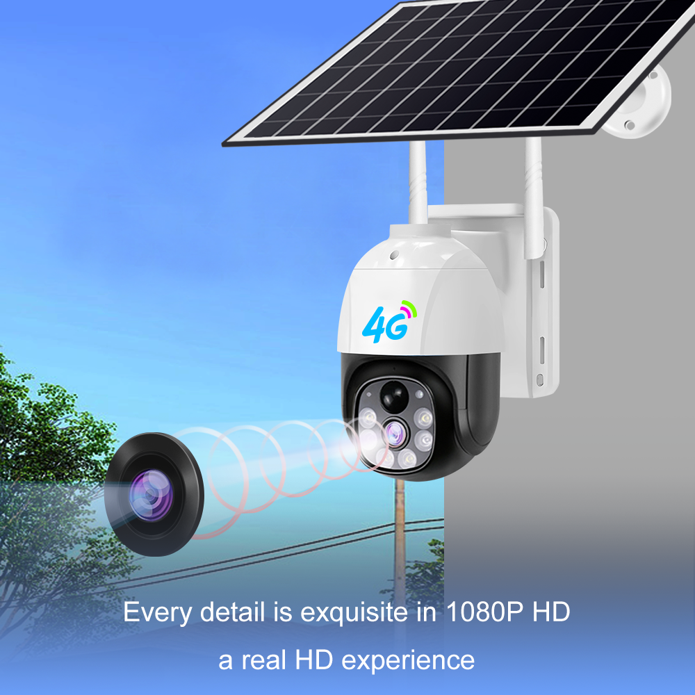 HiMost HiVC9 WiFi Connecting Solar Powered Camera Wireless Security Ca